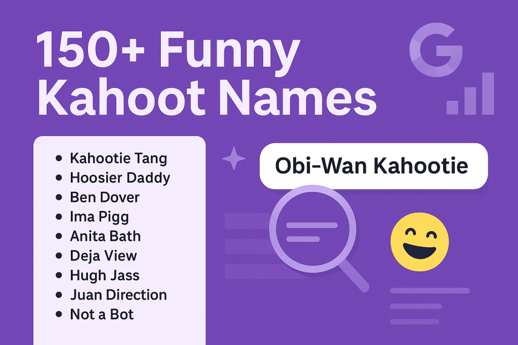 150+ Funny Kahoot Names to Make Your Class or Game Night Hilarious ...