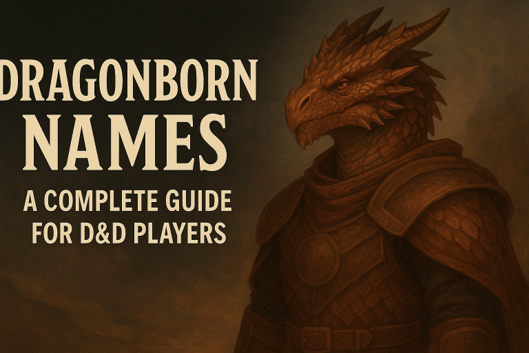 Dragonborn Names: A Complete Guide for D&D Players – Name That Term